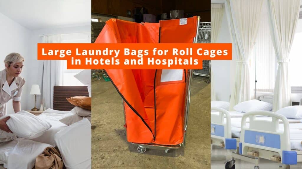 Large Laundry Bags for Roll Cages in Hotels and Hospitals - Roll Cage ...